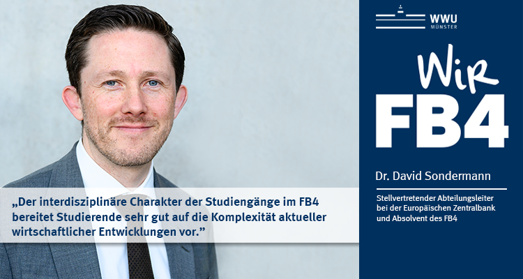 Wir FB4 - Dr. David Sondermann | Wirtschaftswissenschaftliche Fakultät