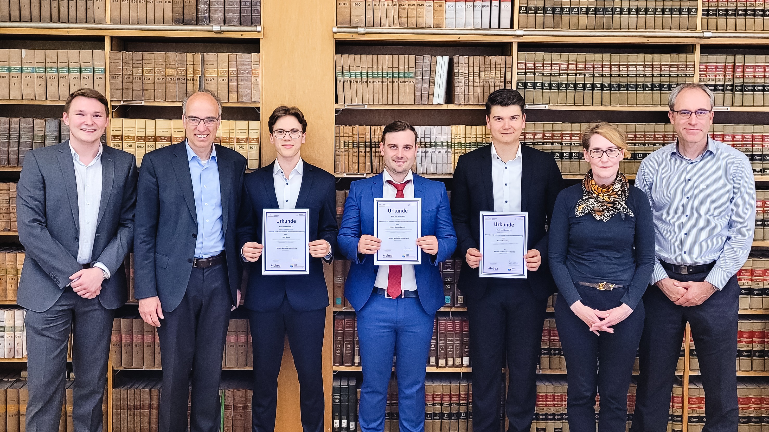 Verleihung des Mubea Bachelor Awards 2024 ...