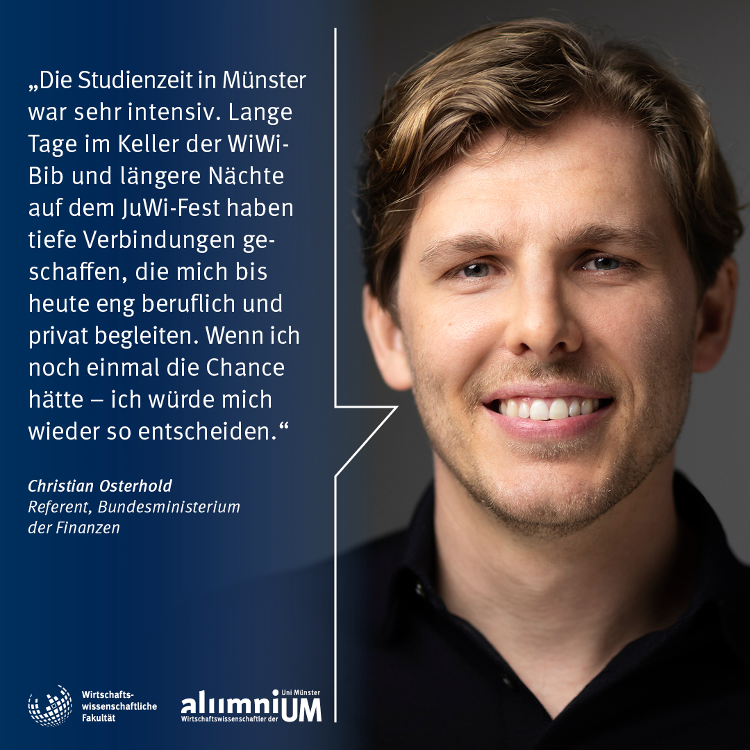Neue Alumni Story: Christian Osterhold vom Bundesministerium der ...
